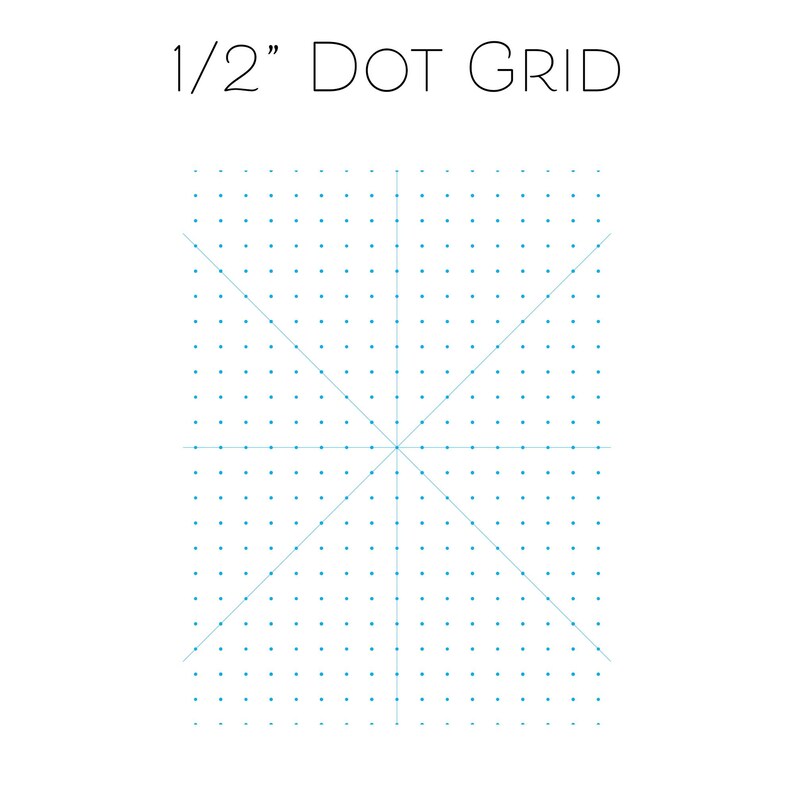 Printable Grid Paper PDF Dot Grid Graphing Paper Digital Graph Paper ...