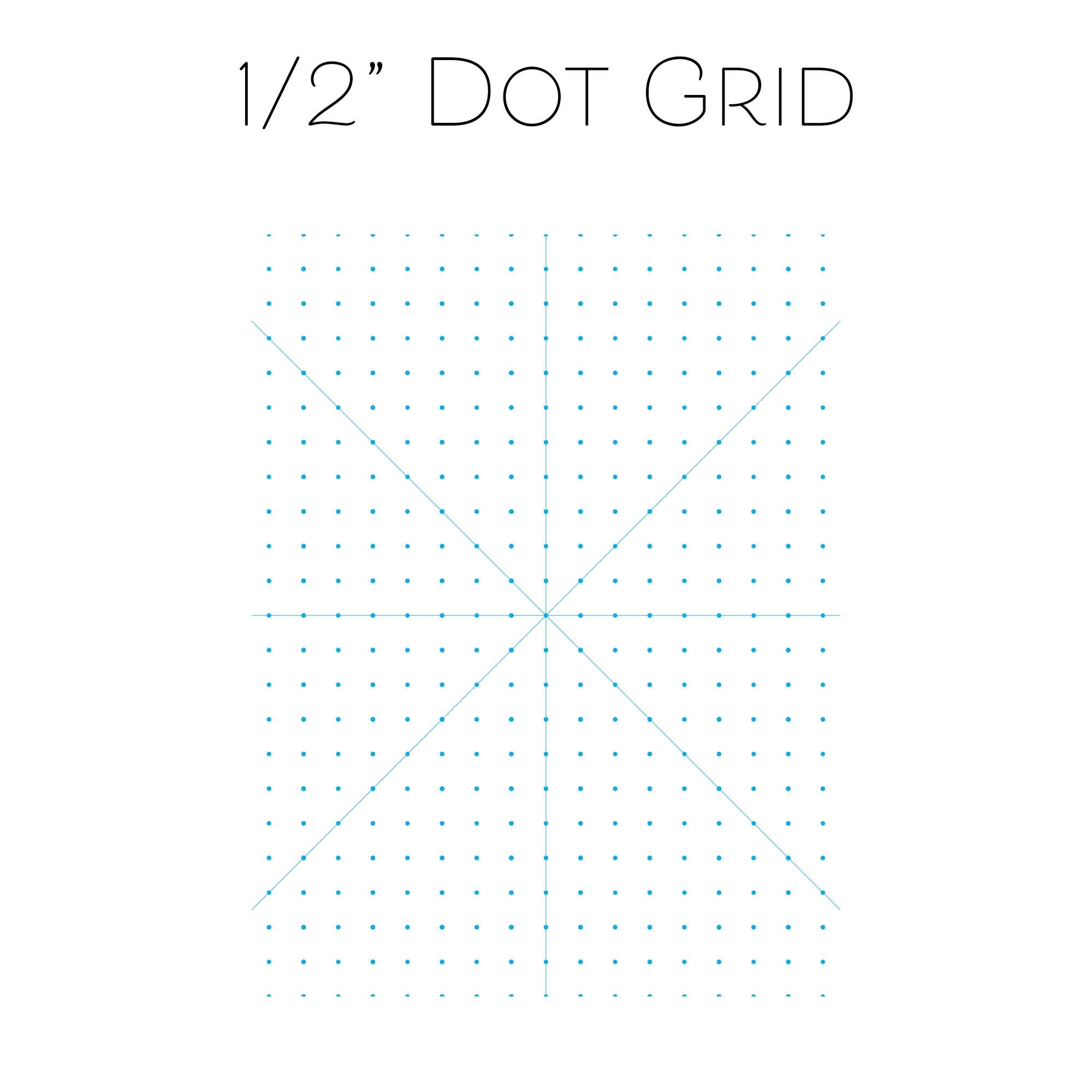 Printable Grid Paper PDF Dot Grid Graphing Paper Digital Graph Paper ...