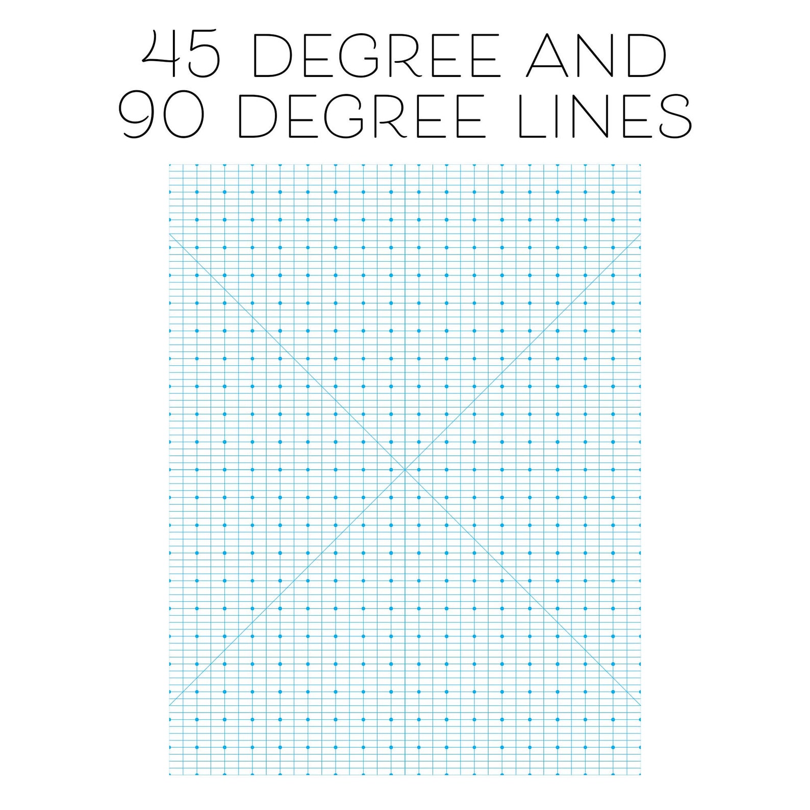 Printable Grid Paper PDF Dot Grid Graphing Paper Digital Graph Paper ...