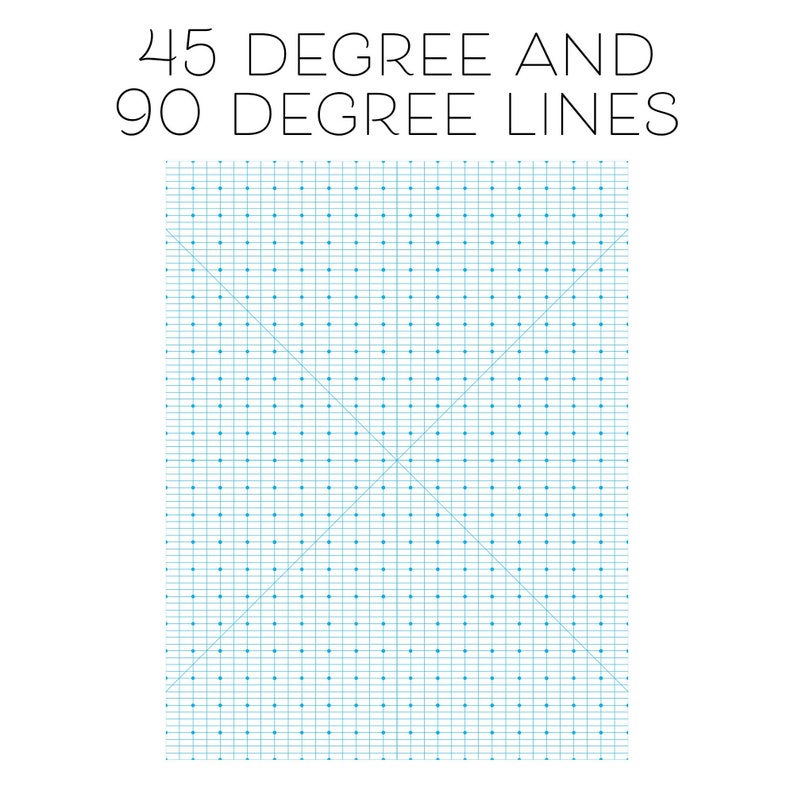 Printable Grid Paper PDF Dot Grid Graphing Paper Digital Graph Paper ...