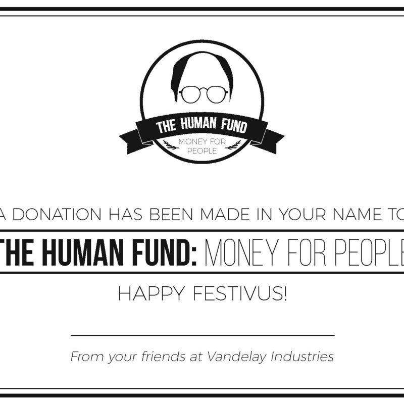 Human Fund Card - Etsy