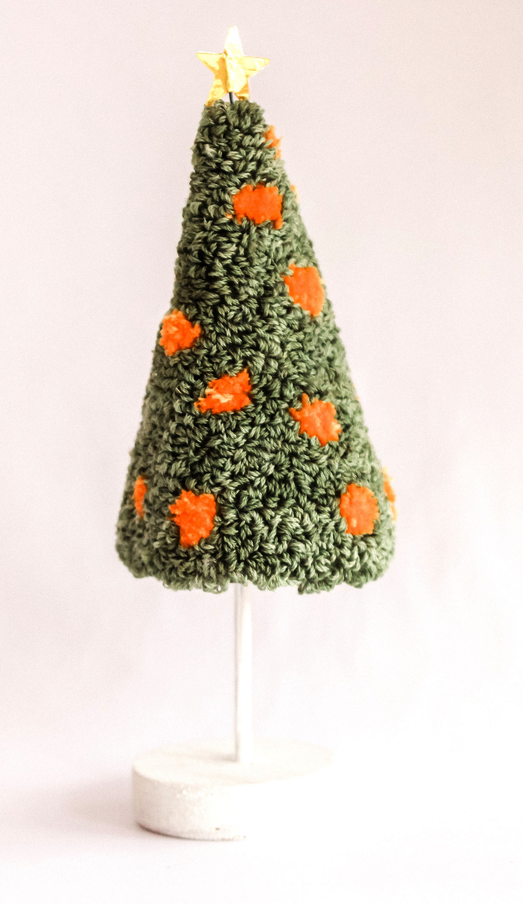Digital Pattern Bright and Happy Mini Christmas Trees punch Needle - Etsy