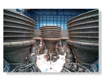 Rocket Engine Poster - Etsy