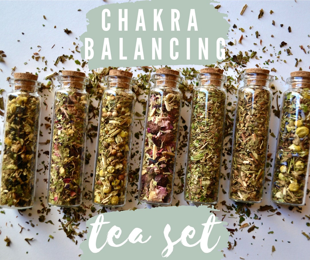 Chakra Balancing Herbal Tea Set | Chakra Balancing Tea Sampler ...