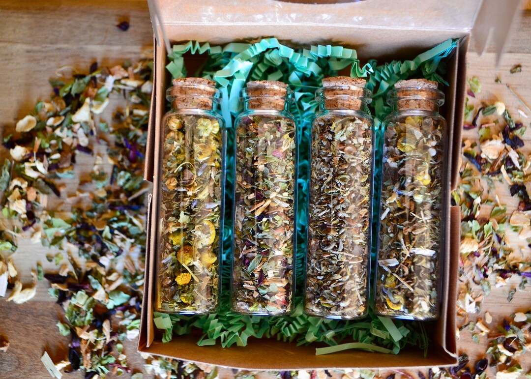 Self Care Tea Sampler | Herbal Tea Gift Set | Caffeine Free Organic ...