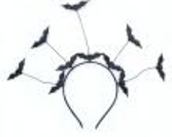 Black Bat Headband // Gothic Headband // Bat Wing Headband // - Etsy ...