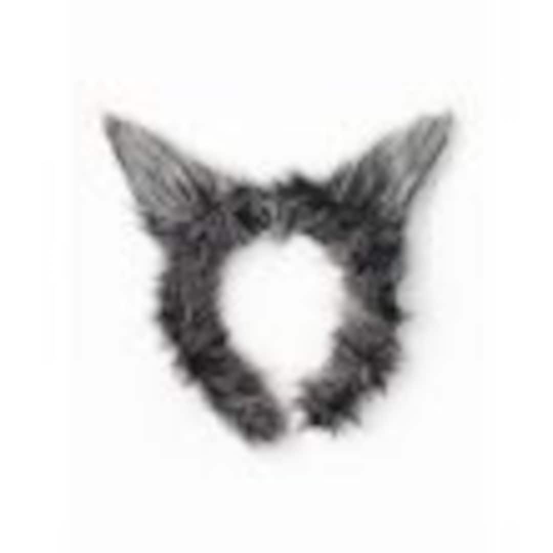 Werewolf Grey and Black Fur Fabric Halloween Horror Party Fancy Dress ...