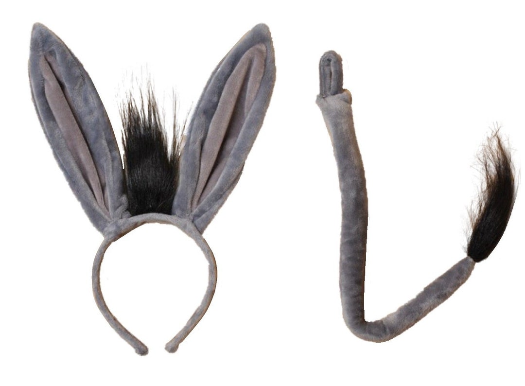 Ezel oren en staart hoofdband wereldboek dag verkleed en - Etsy Nederland