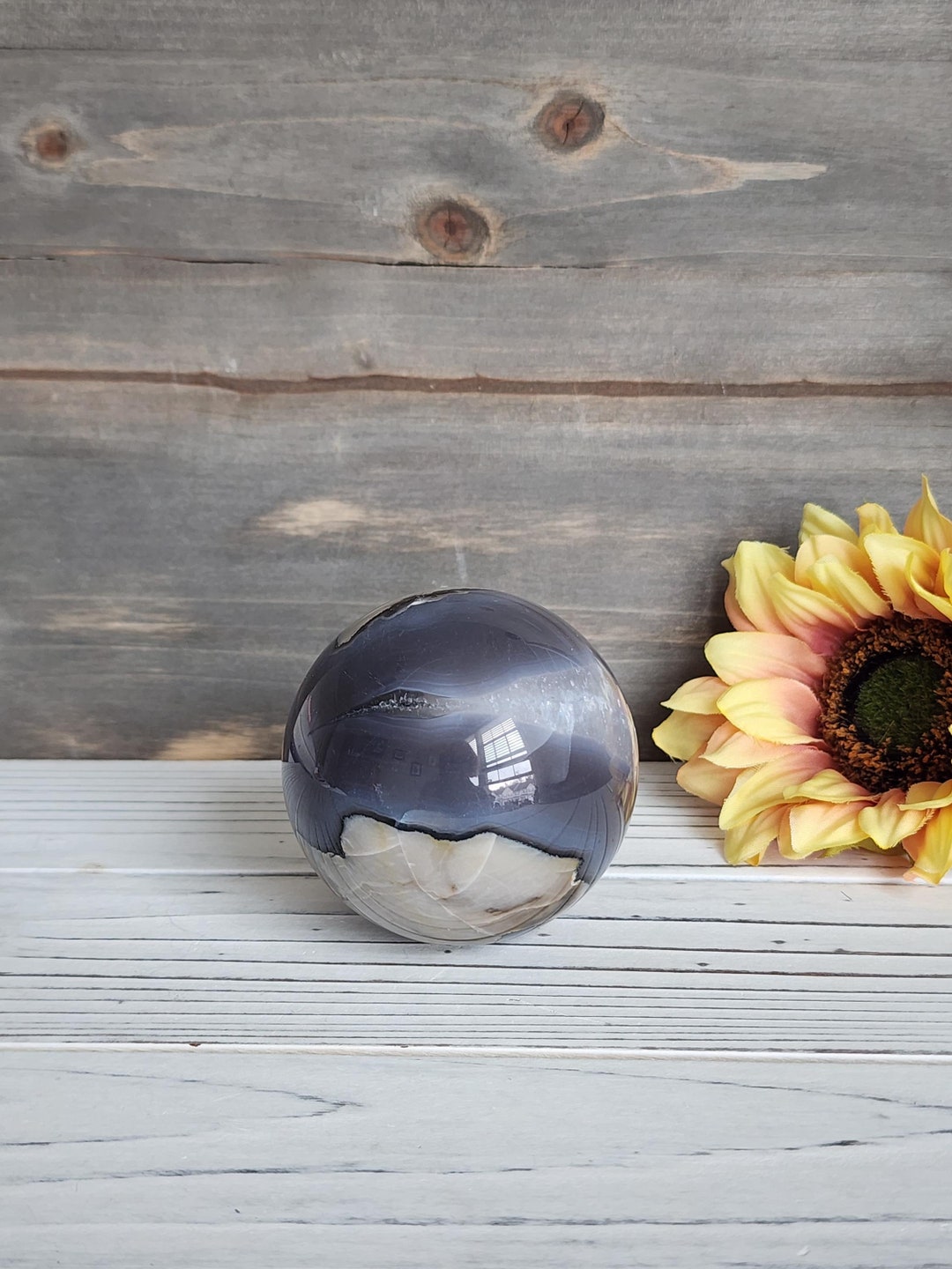 VOLCANO AGATE SPHERE, 69mm in Diameter, Uv Reactive - Etsy