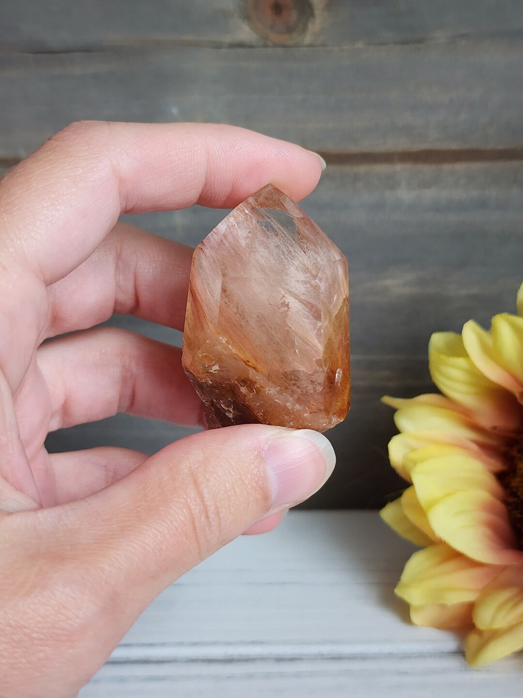 Angel Phantom Quartz, Amphibole, 45.60g - Etsy