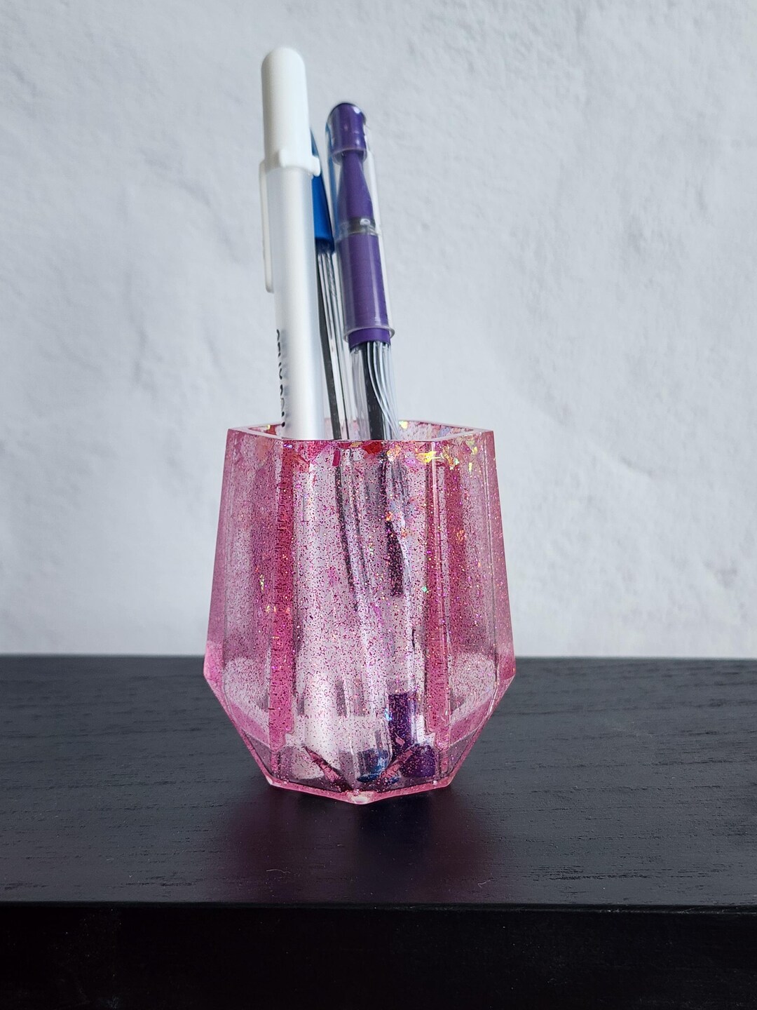 RESIN PEN HOLDER, Hand Poured Resin Pen Holder - Etsy
