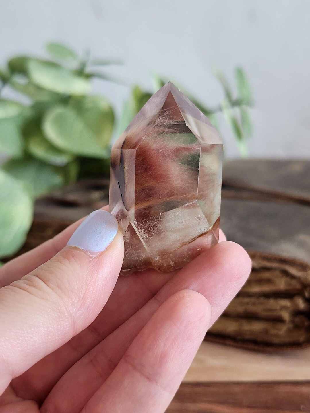 ANGEL PHANTOM QUARTZ, Amphibole Quartz 31.69g - Etsy