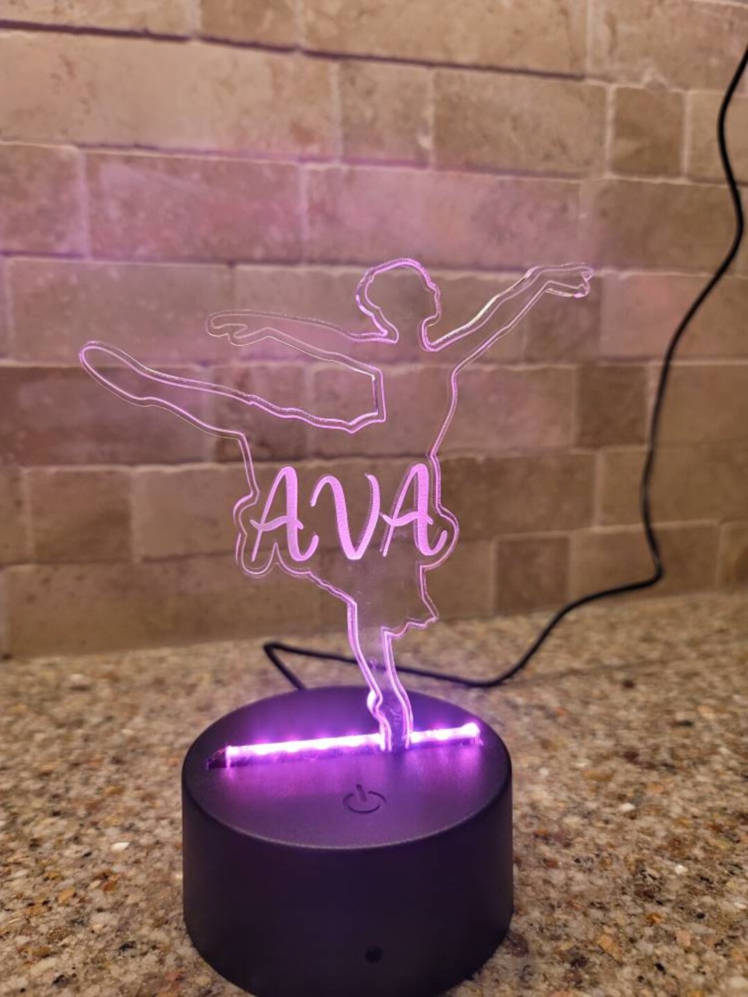 Personalized Ballerina LED Light - Etsy
