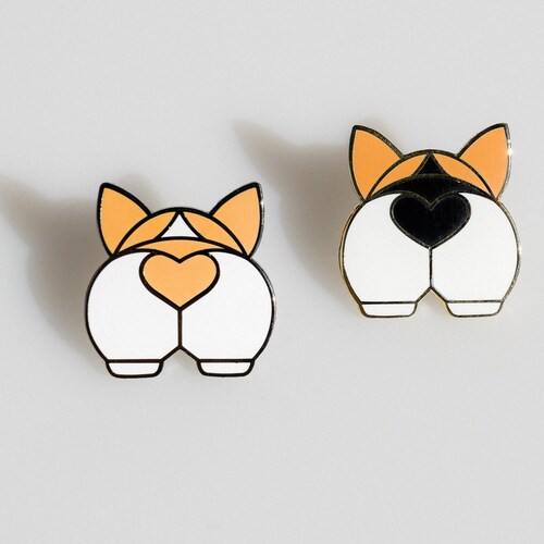 NEW Tri-color Corgi Cute Dog Decorative Enamel Pin - Etsy