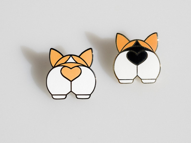 Corgi Pin - Etsy