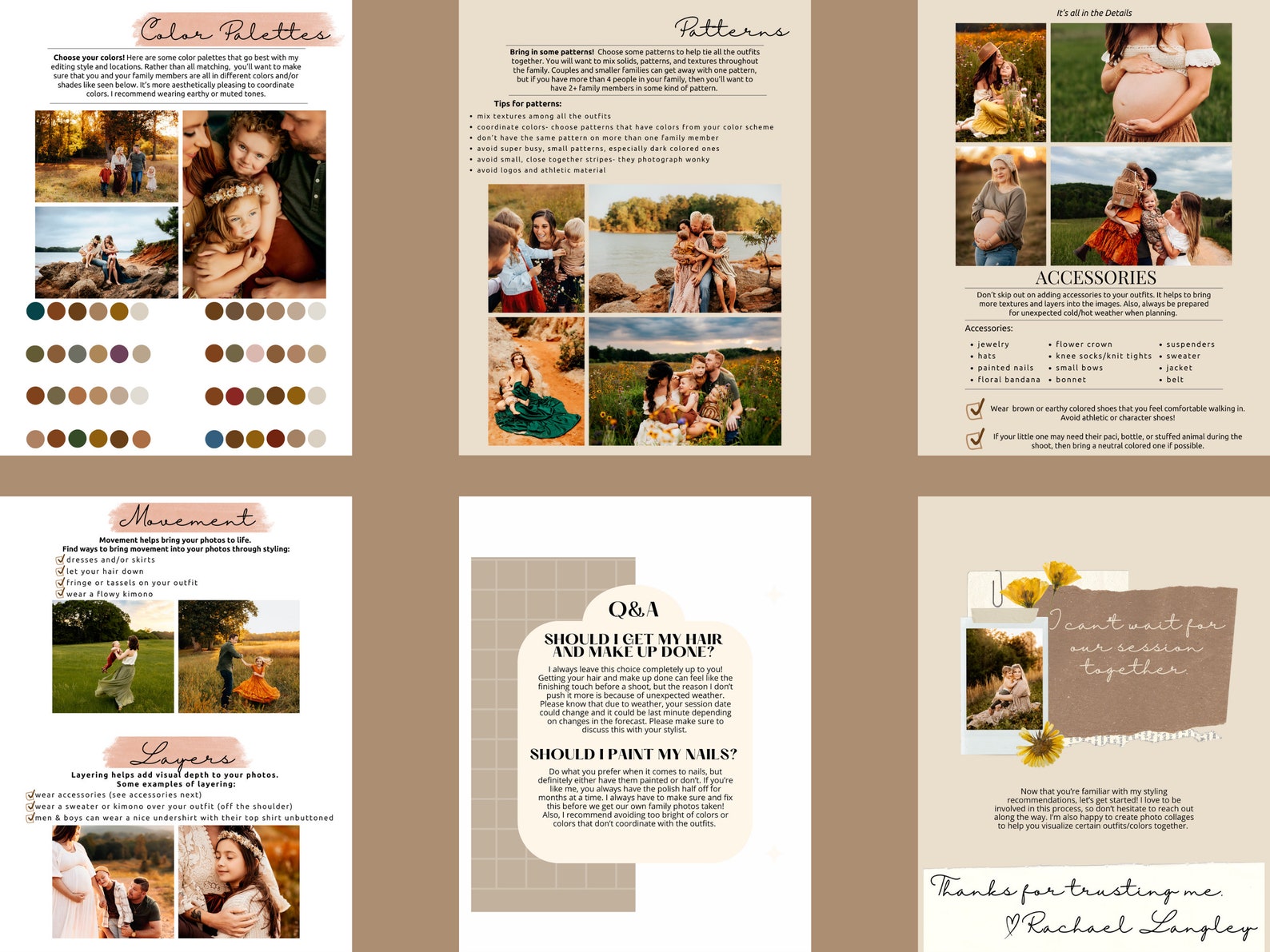 CANVA Photo Session Style Guide for Photographers | What to Wear Guide ...
