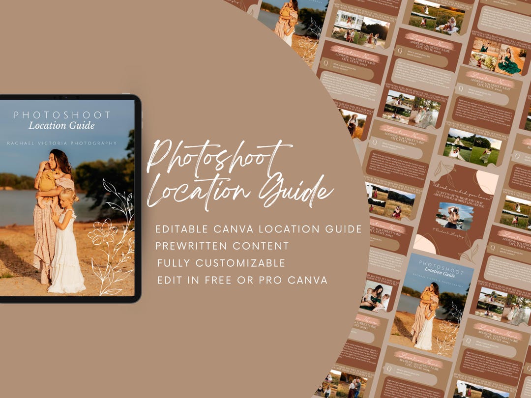 CANVA Photo Session Location Guide for Photographers | Photography ...