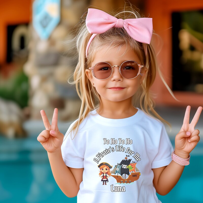 Girls Pirate Shirt - Etsy
