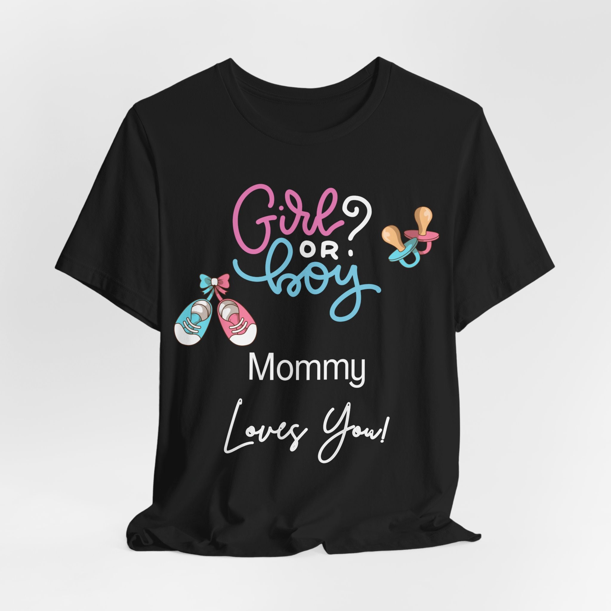 Custom Gender T Shirt Gender Party Shirts Baby Announcement Mommy Daddy ...