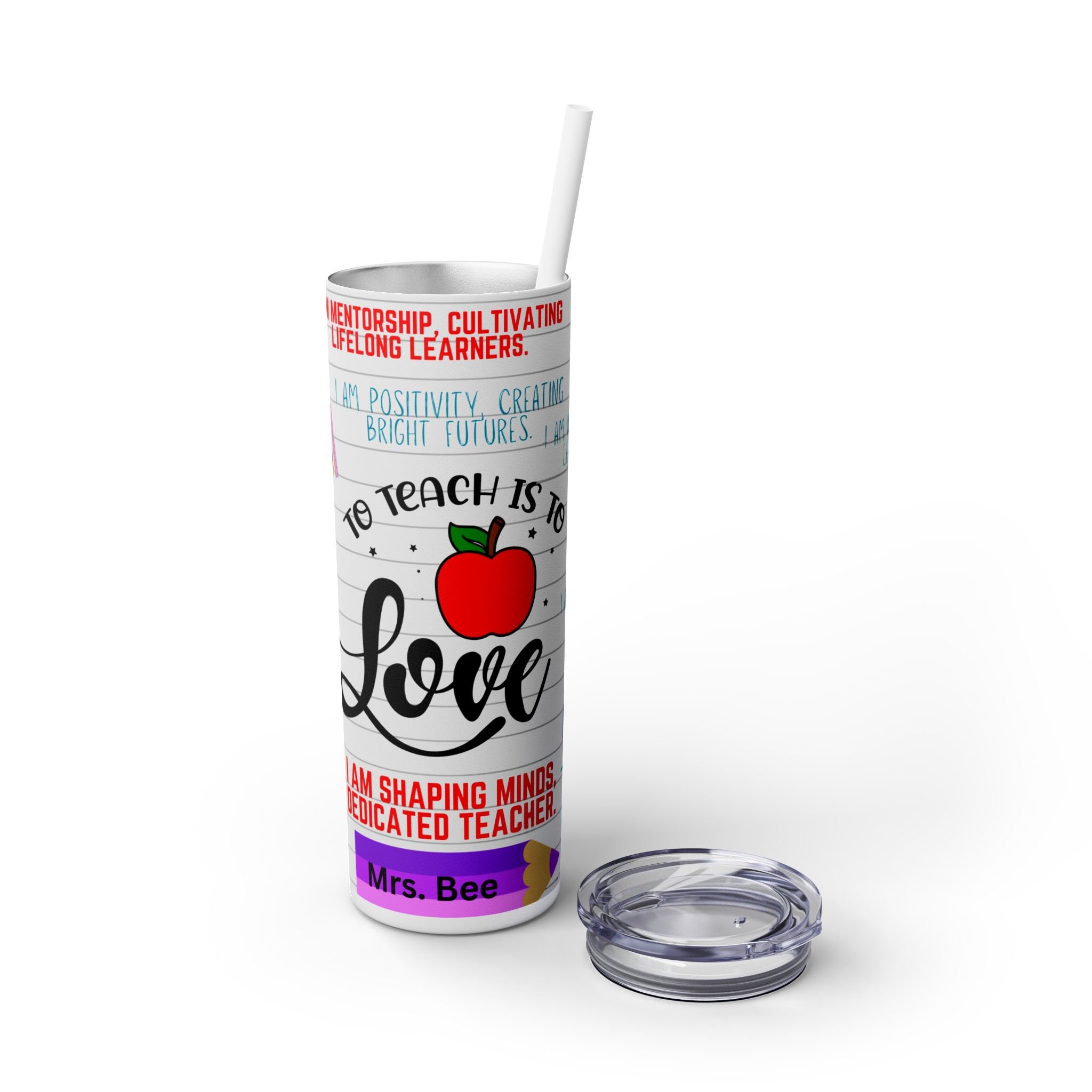 Personalized Teacher Gift Custom Name Teacher Gift Reaffirmation ...