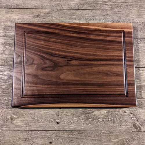 16x12x1.75 One Solid Piece Walnut Cutting Board No - Etsy