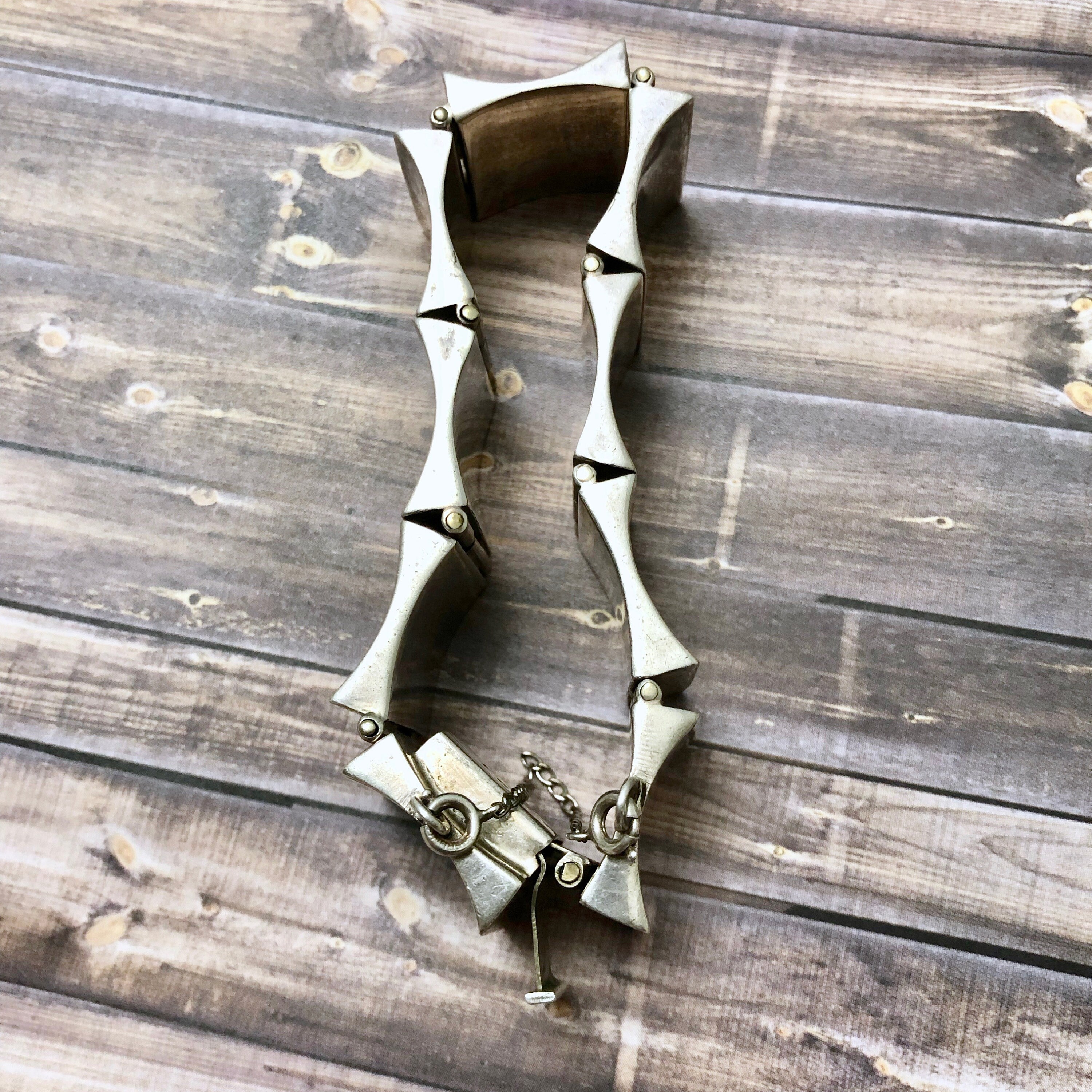 Vintage Los Castillo Taxco Sterling Bracelet (7.5 Inches) (SB11) - Etsy
