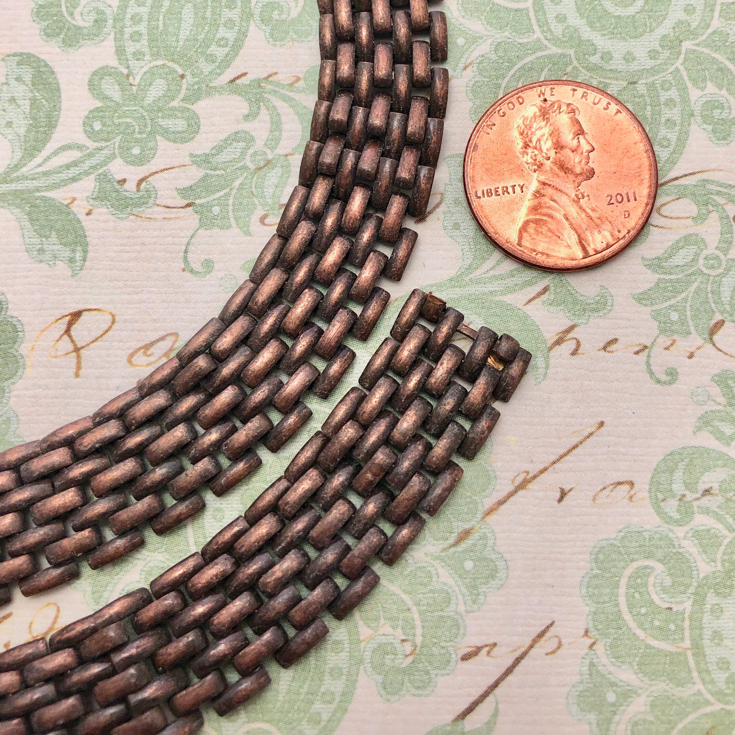 Copper Brick Chain sold by the Foot 5x13mm COPP25 - Etsy