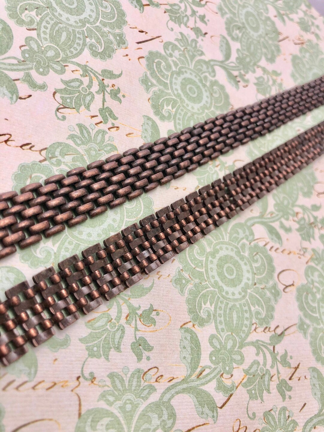 Copper Brick Chain (sold by the Foot) 5x13mm COPP25 - Etsy