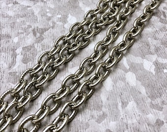Heavy Silver Chain - Etsy