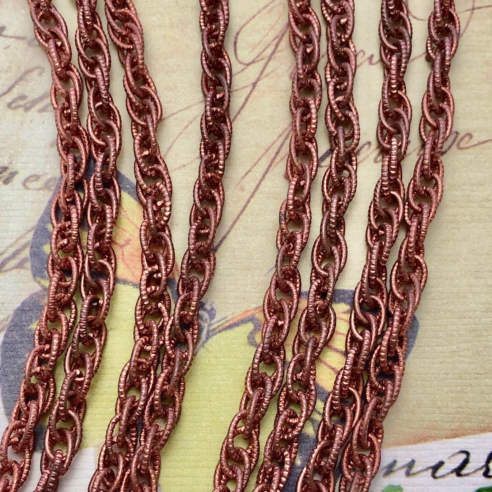 1970s Vintage Copper Chain (sold by the Foot) 4x5mm - Etsy