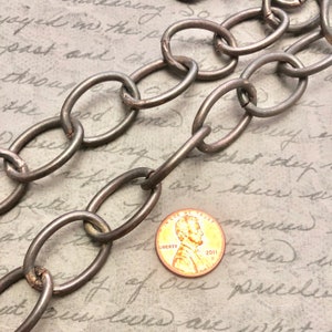 Heavy Duty Brass Chain 17x24mm (sold by the Foot) (BRA68) - Etsy