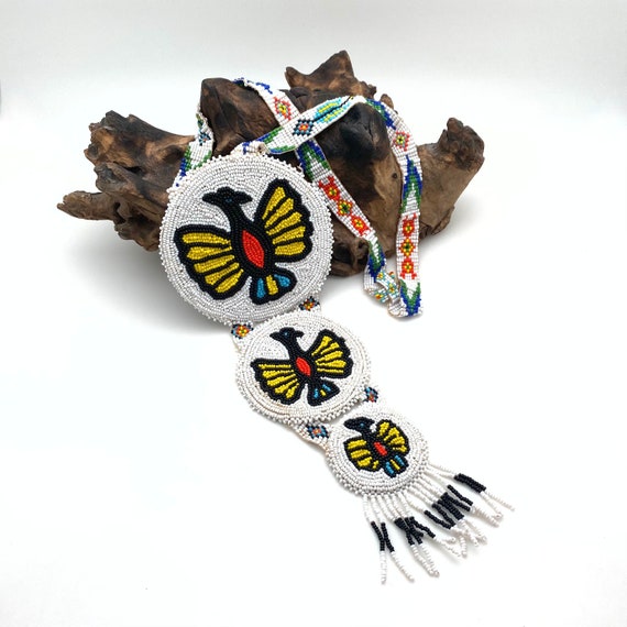 Thunderbird Beaded Necklaces Native American Inspired Thunderbird