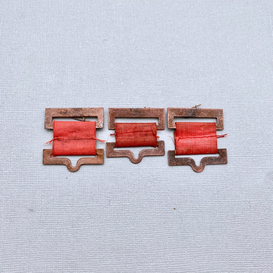 3 Copper Military Medal Pins From the 1940s (MP154) - Etsy
