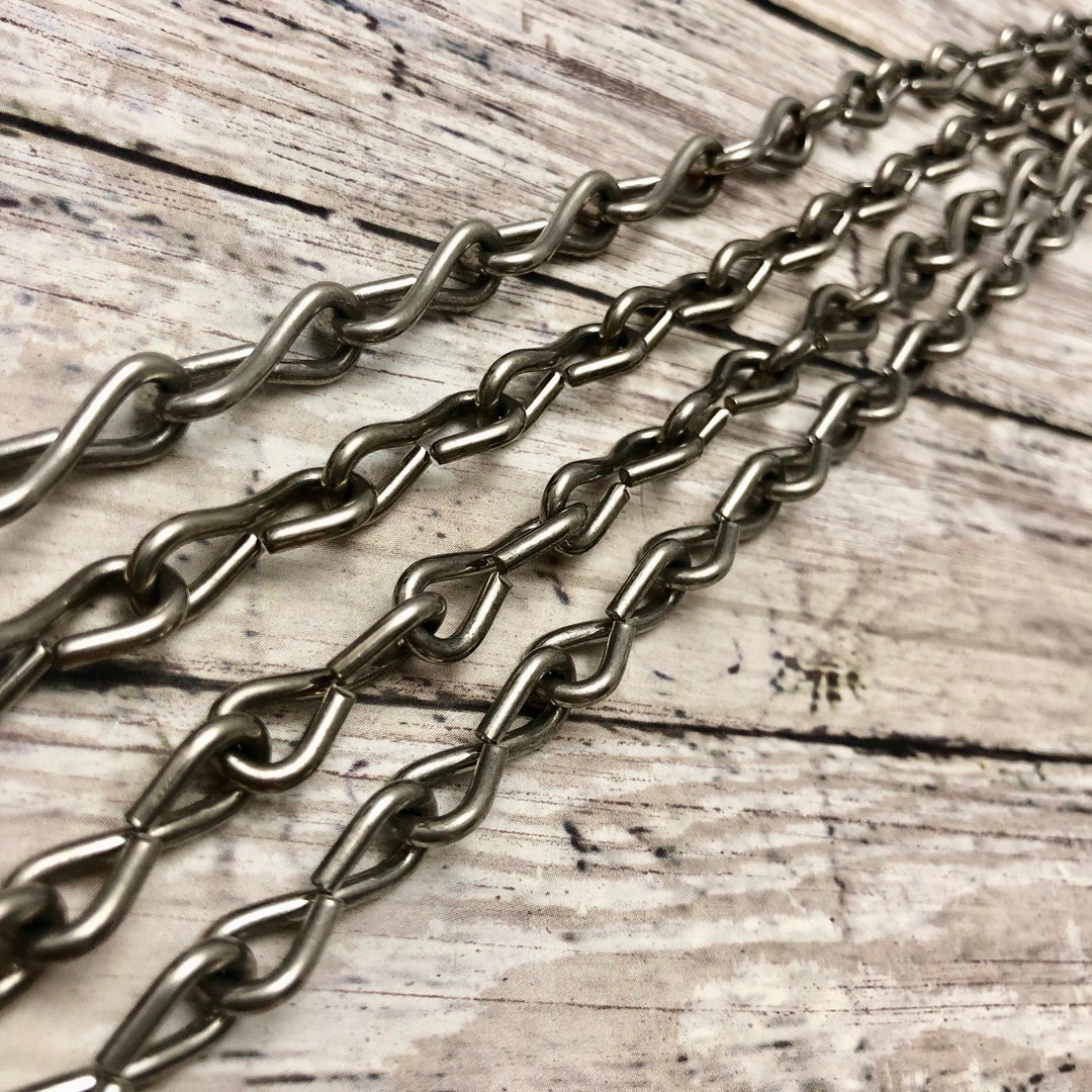 Vintage Dull Silver Infinity Chain (sold by the Foot) 8x21mm - Etsy