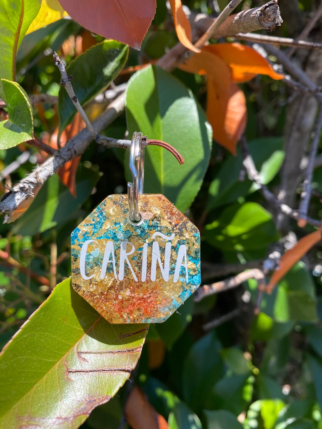 1.4” Resin dog tag/ Resin tags/ Custom dog tag - Etsy.de
