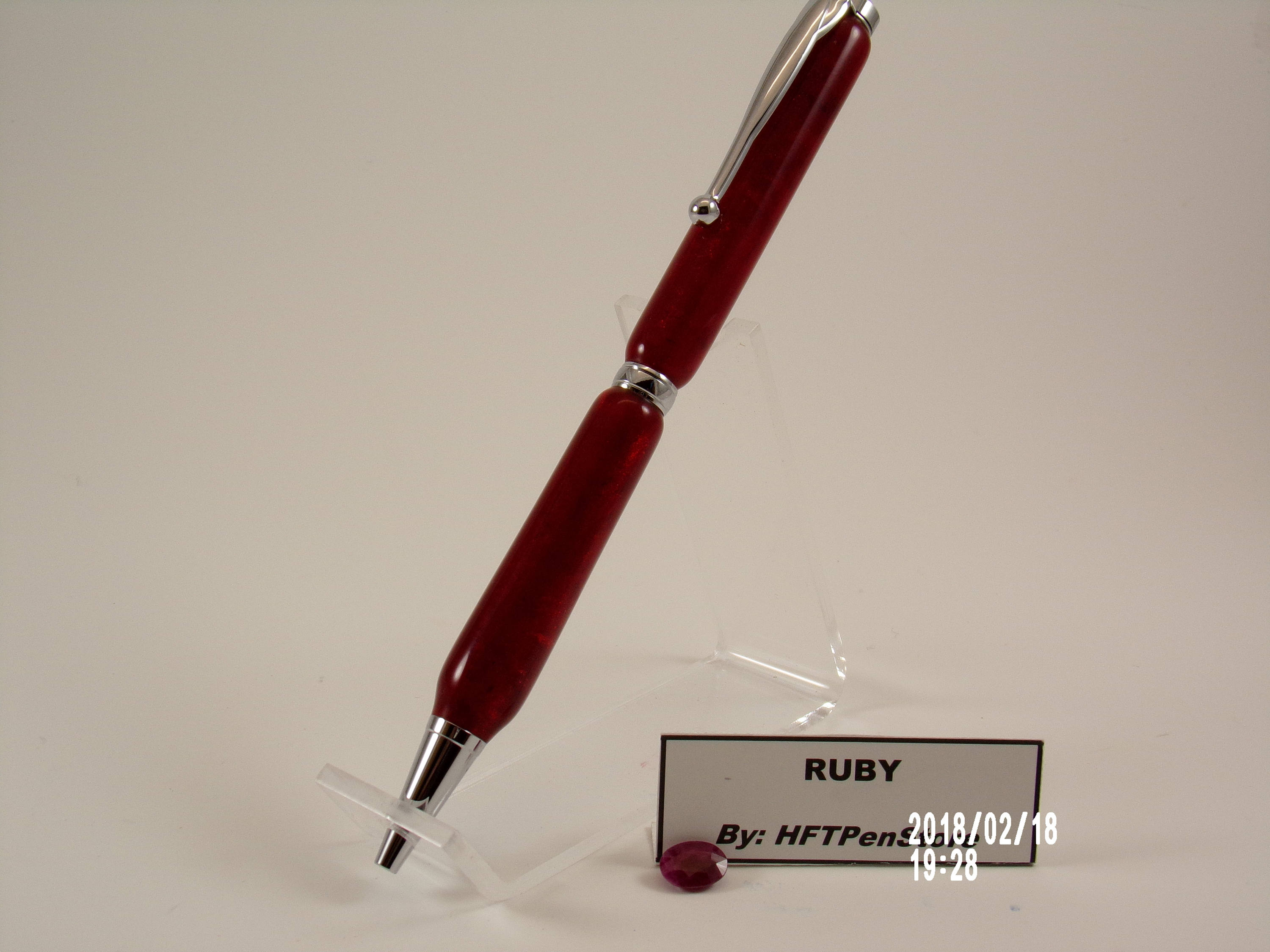 Ruby July Birthstone Pen 15th 40th 60th and 80th - Etsy