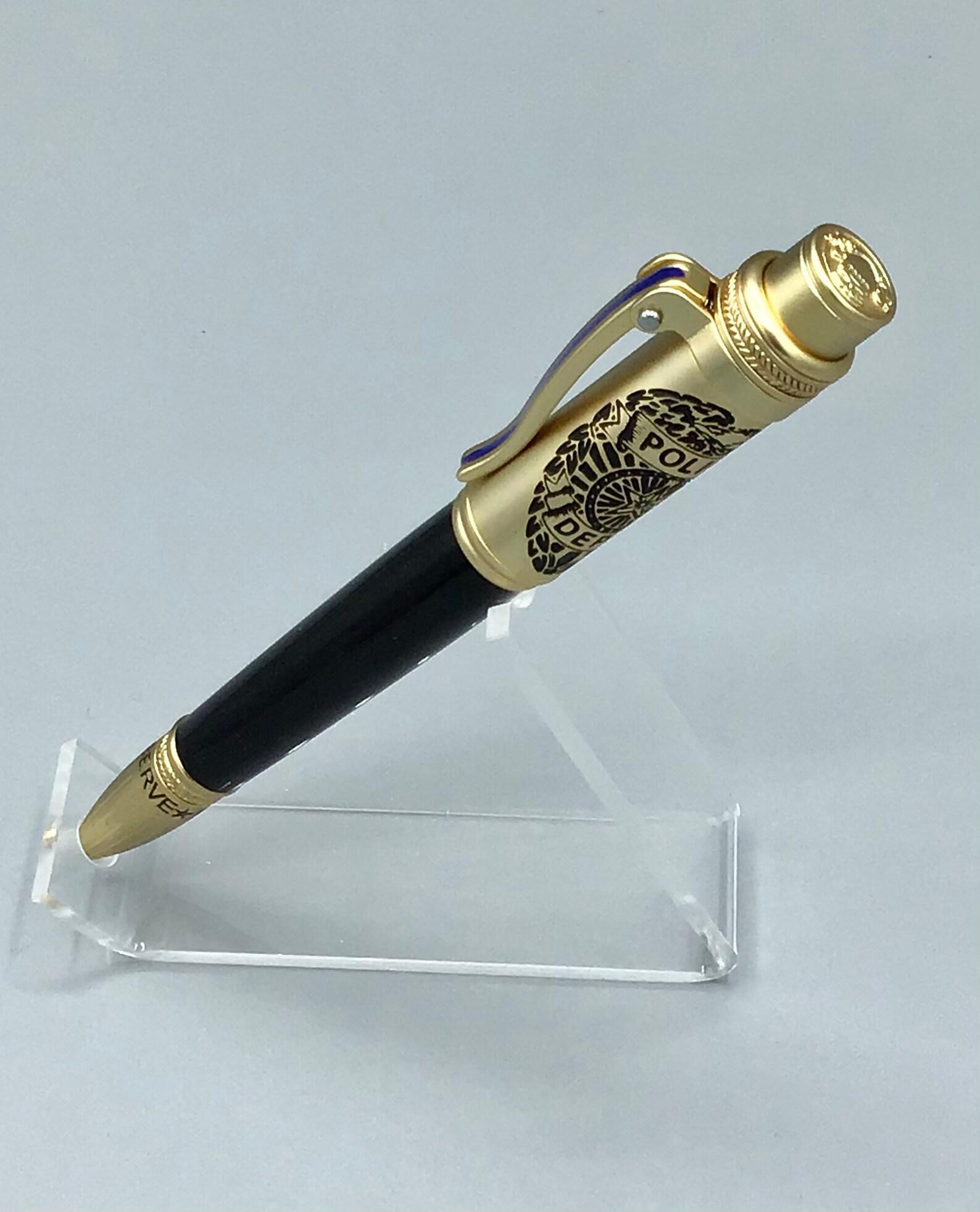 Black Police Click Pen Celebrate Police Pen Black Police Pen - Etsy