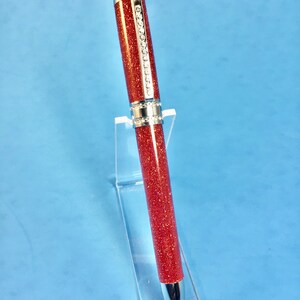 Ruby Red Princess Pen With Diamond Chips and Swarovski Crystals, Made ...