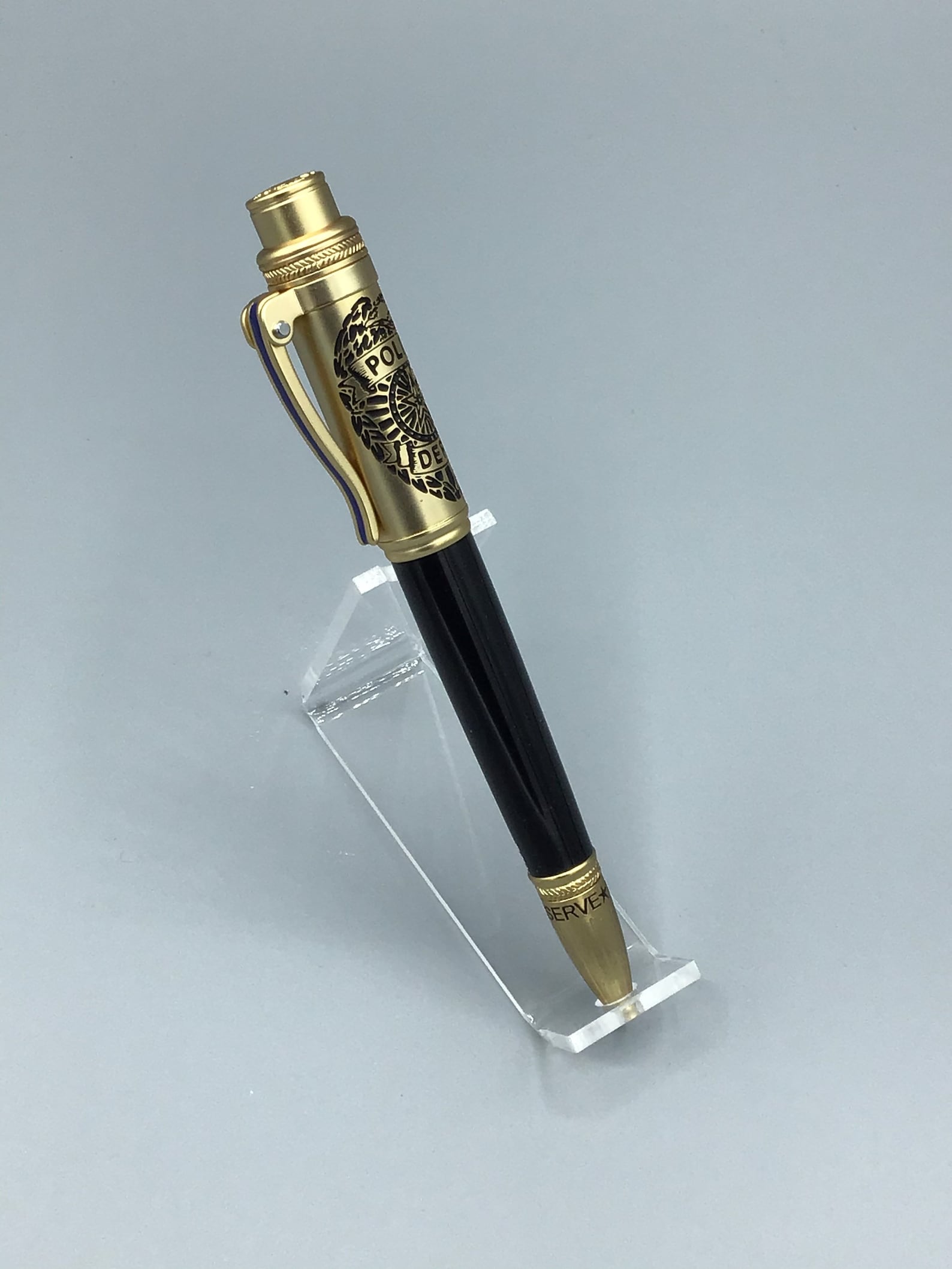 Black Police Click Pen Celebrate Police Pen Black Police Pen - Etsy