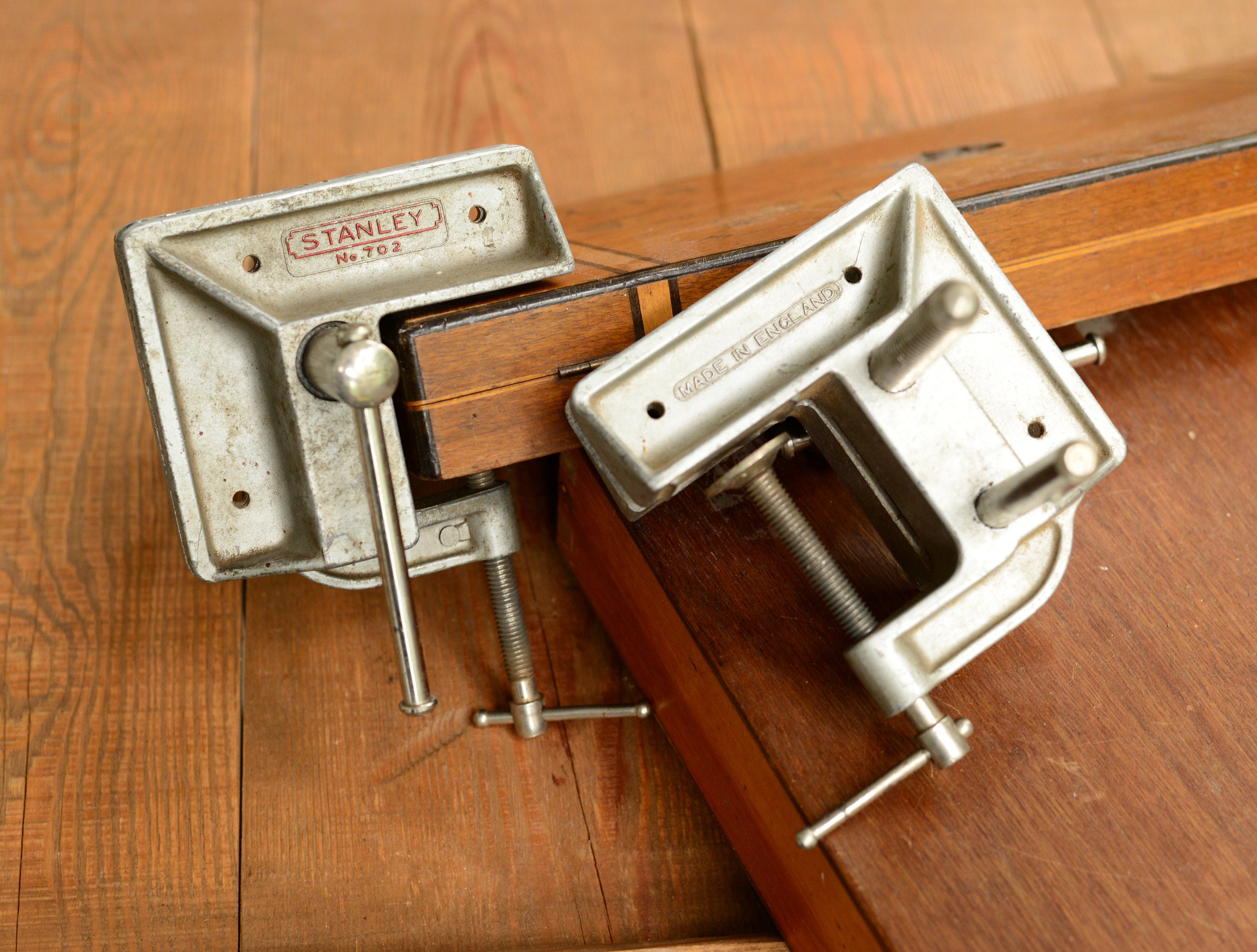 Filing & Sanding Vintage Stanley corner vise Home Improvement Home ...
