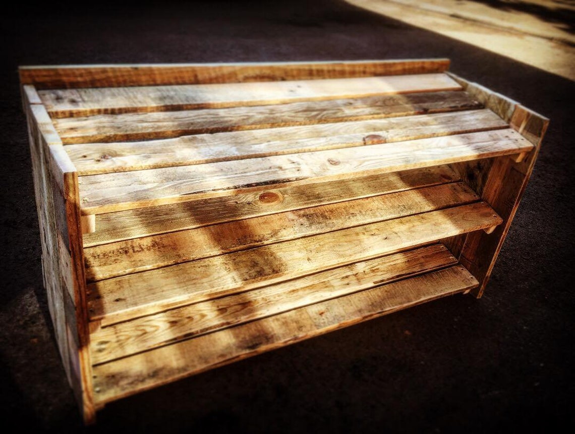 Custom Rustic Handmade Shoe Rack - Etsy