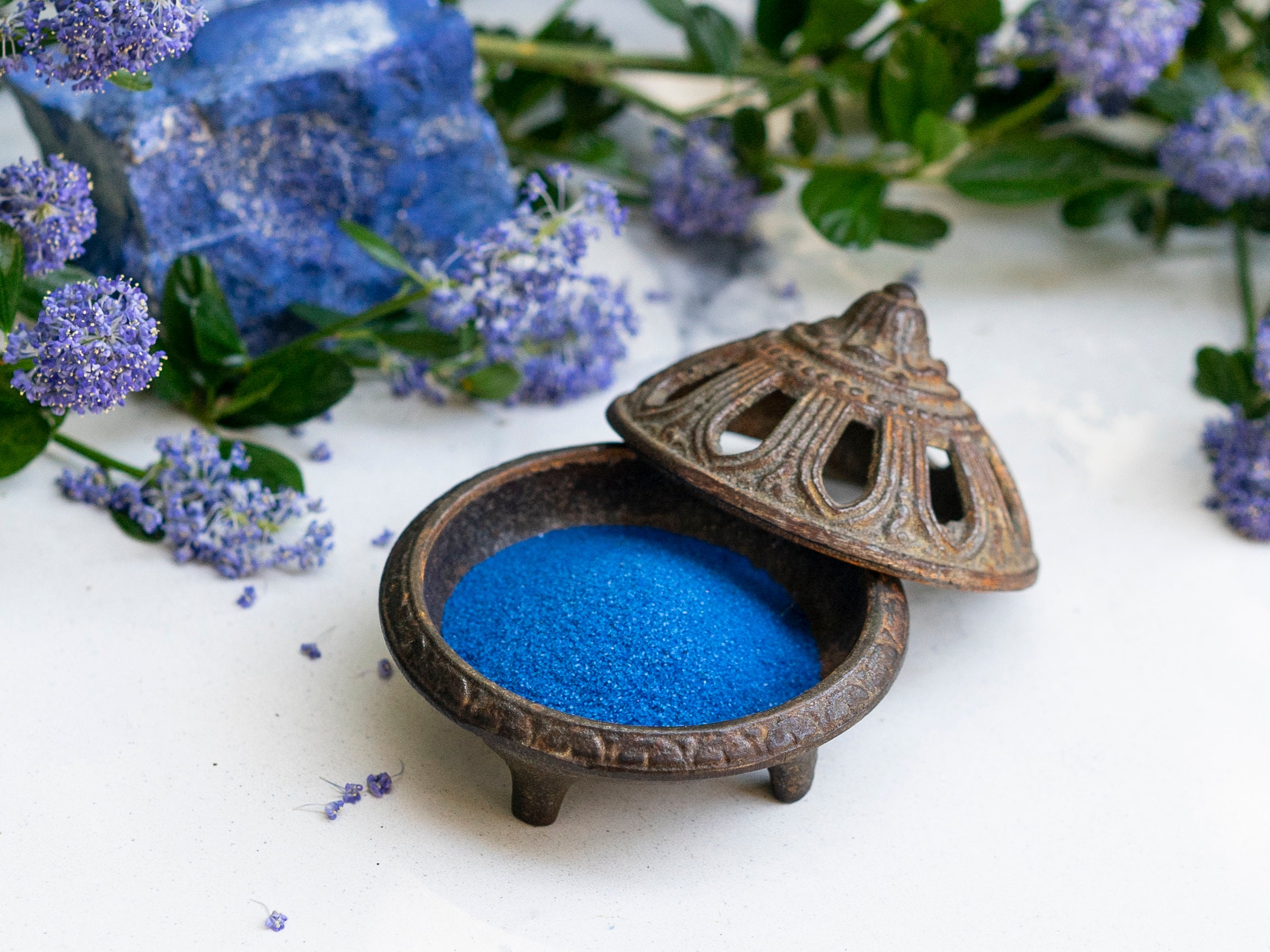 Cobalt Blue Cauldron Sand Extra Fine Grain // Heat Absorbing | Etsy