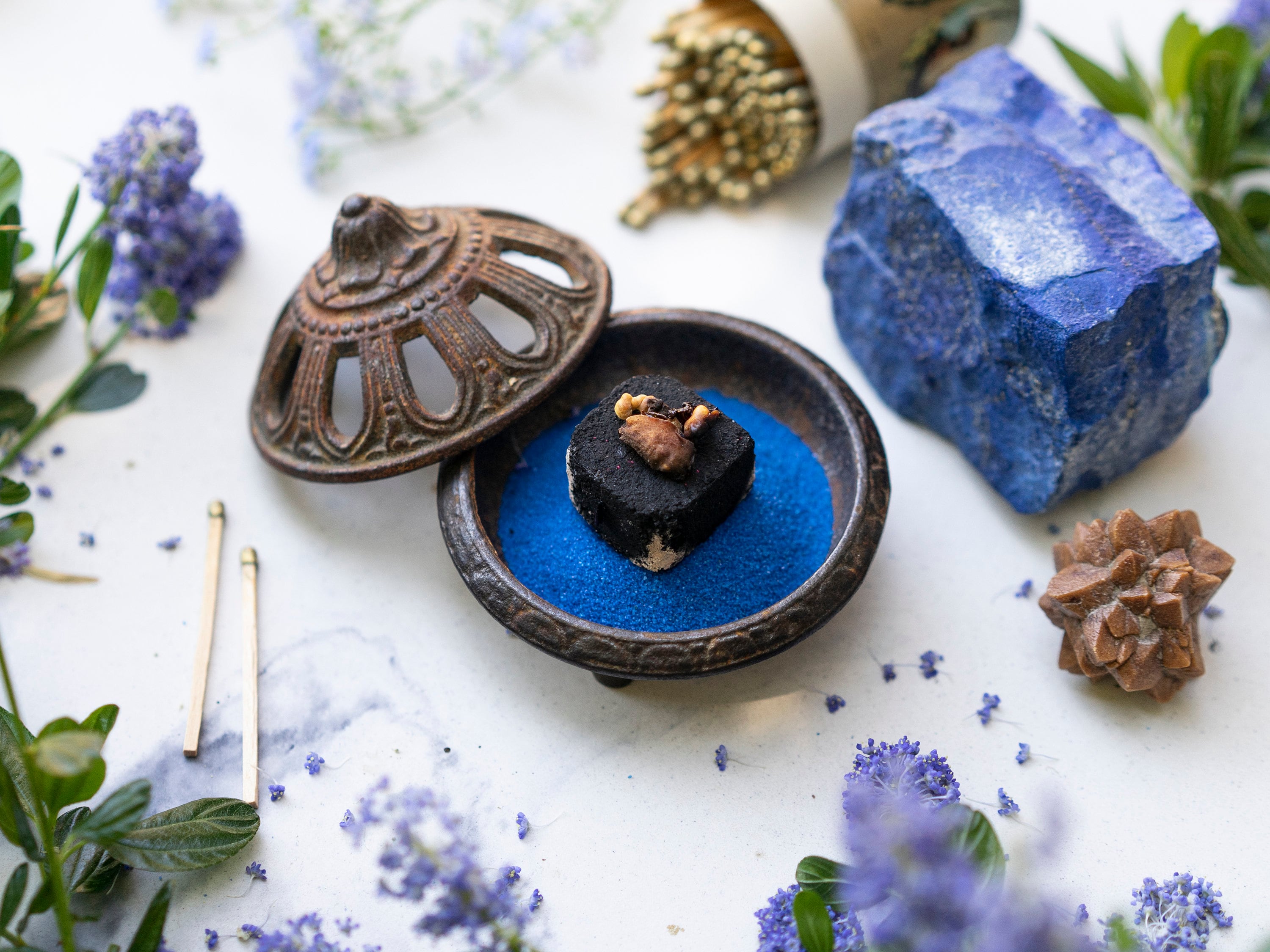 Cobalt Blue Cauldron Sand Extra Fine Grain // Heat Absorbing | Etsy