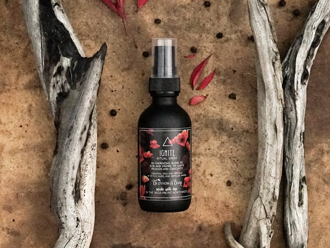 SPRAY // Ignite Intention Spray // Smokeless Cleansing // Fiery ...