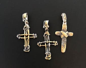 24k gold cross | Etsy