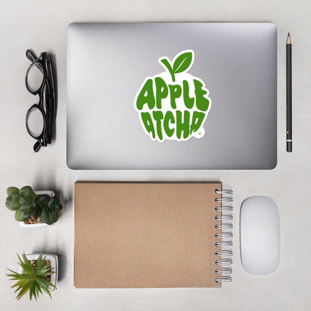 Green Apple Atcha Bubble-free Stickers Pronounce Appalachia - Etsy
