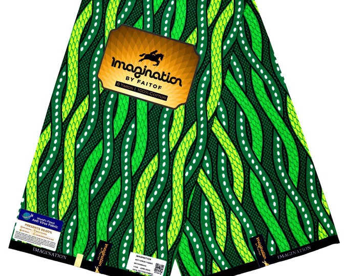 Green Ankara Fabric , Ankara Accessories, Africanprint,african ...