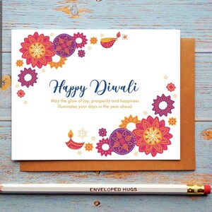 Instant Download, Diwali Card, Printable Deepavali Card, Festival of ...