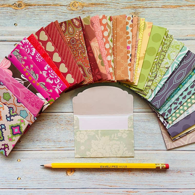 Contact Card Envelopes - Etsy UK