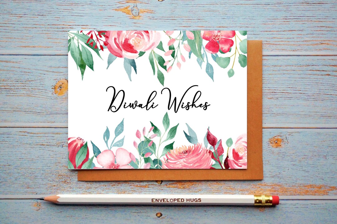 Diwali Card Set, Shubh Deepavali, Indian Festival Card, Festival of ...